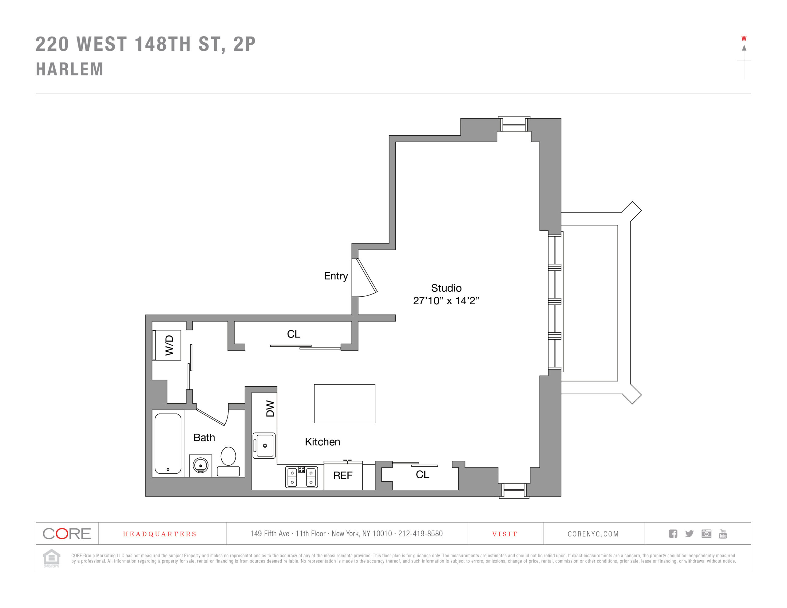 220 West 148th St. 2P, New York, NY 10039 | CORE Real Estate